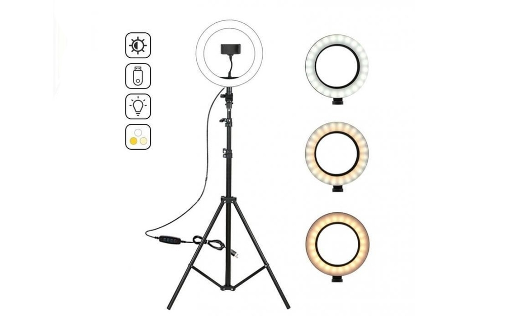 ARO FLASH LED SELFIE 30CM DX300 - Electro Store