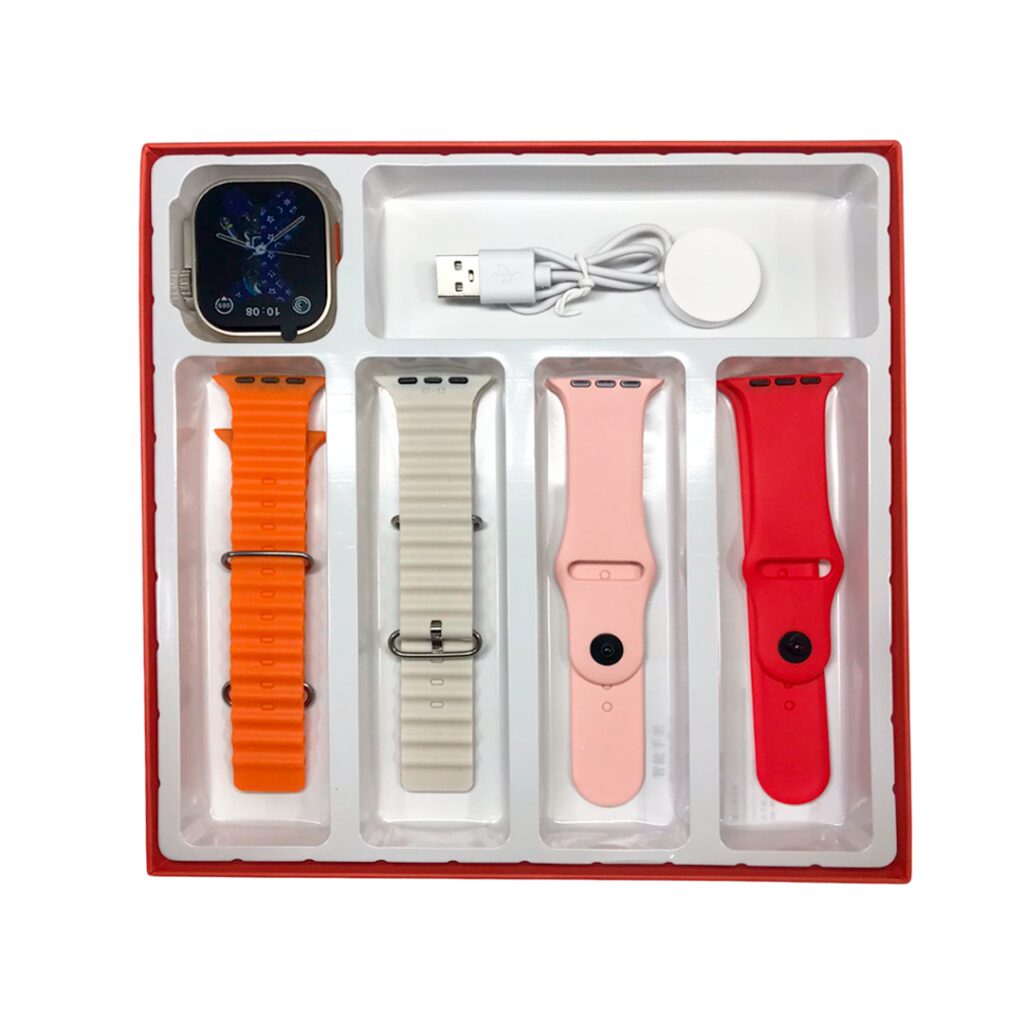 SMARTWATCH RELOJ RAINBOW ULTRA 4+1 - Electro Store