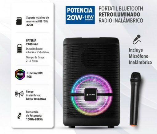 PARLANTE 8 PULGADAS KTS-1279 / 267923M - Electro Store