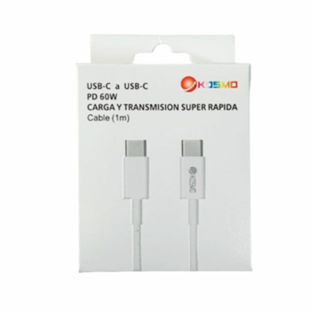 Cable De Datos Tipo C A Tipo C 1 Mt Kosmo Electro Store