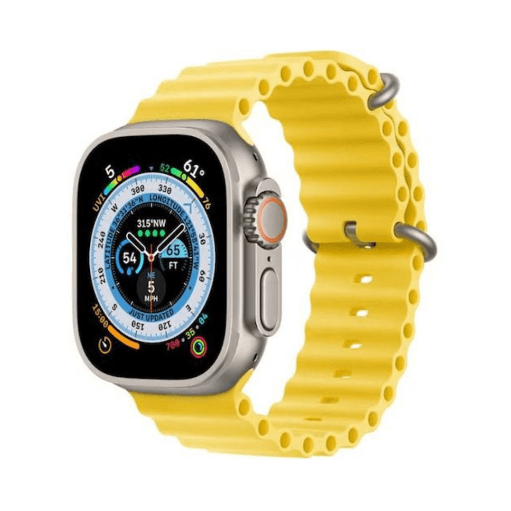 SMARTWATCH RELOJ T800 ULTRA AMARILLO - Electro Store