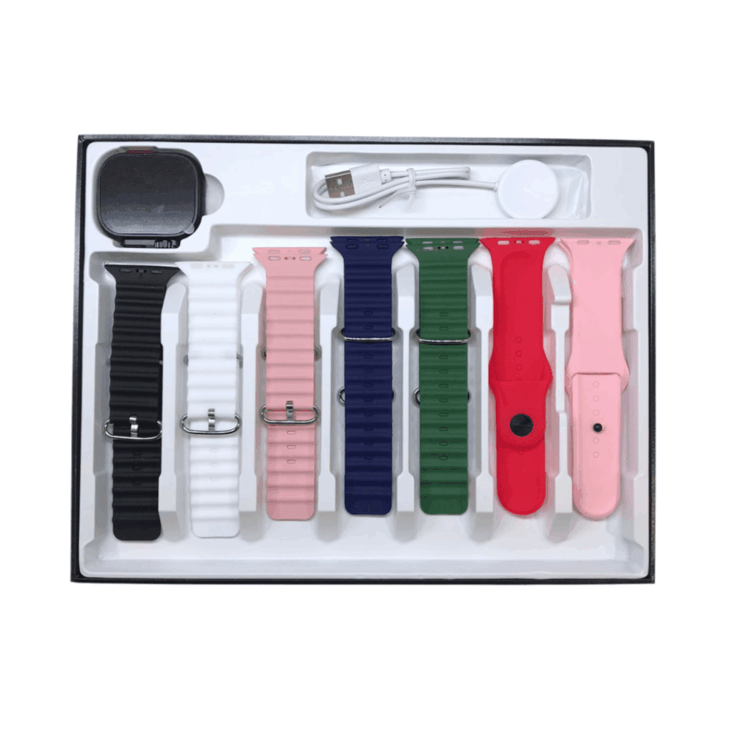 SMARTWATCH RELOJ ULTRA 9BIG C/7 MALLAS TH7-3 - Electro Store