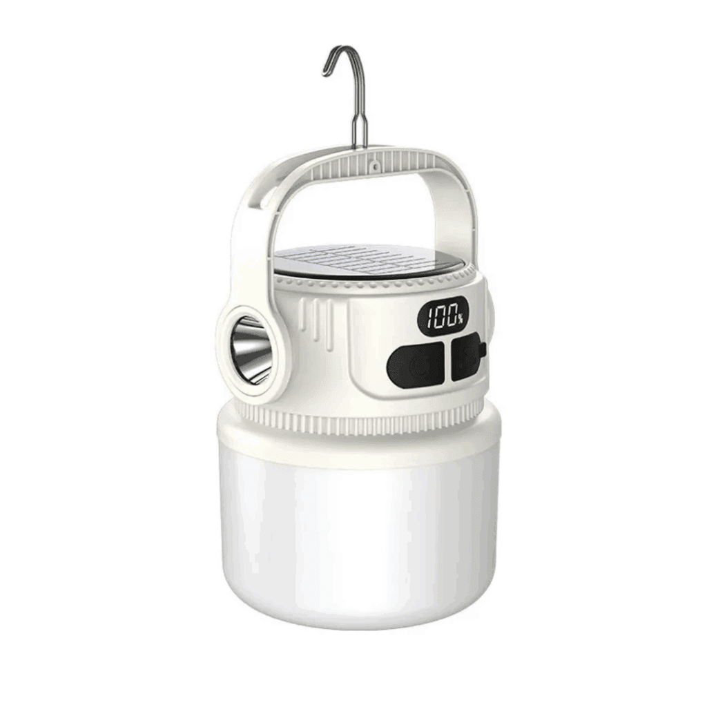 LAMPARA LED CAMPING SOLAR RECARGABLE ILU0079 - Electro Store