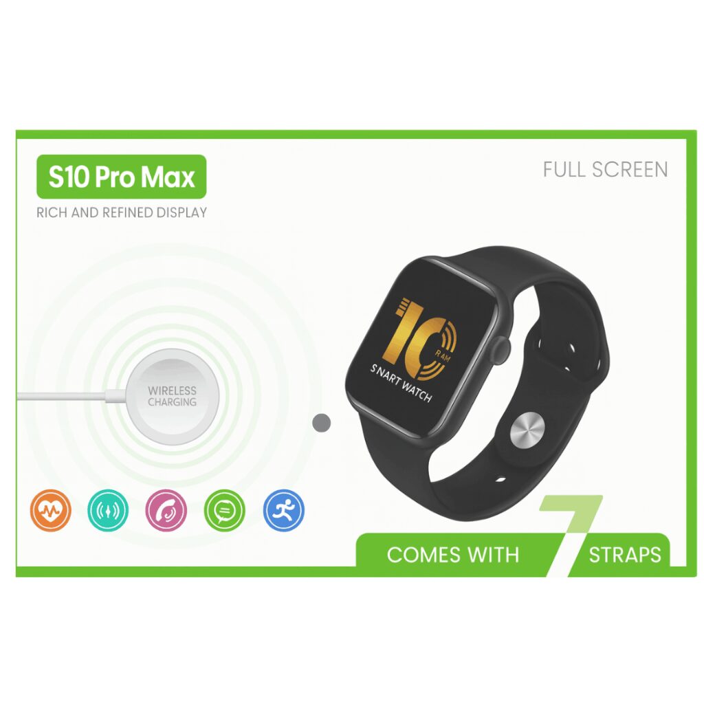 SMARTWATCH RELOJ S10 PRO MAX 7 MALLAS - Electro Store