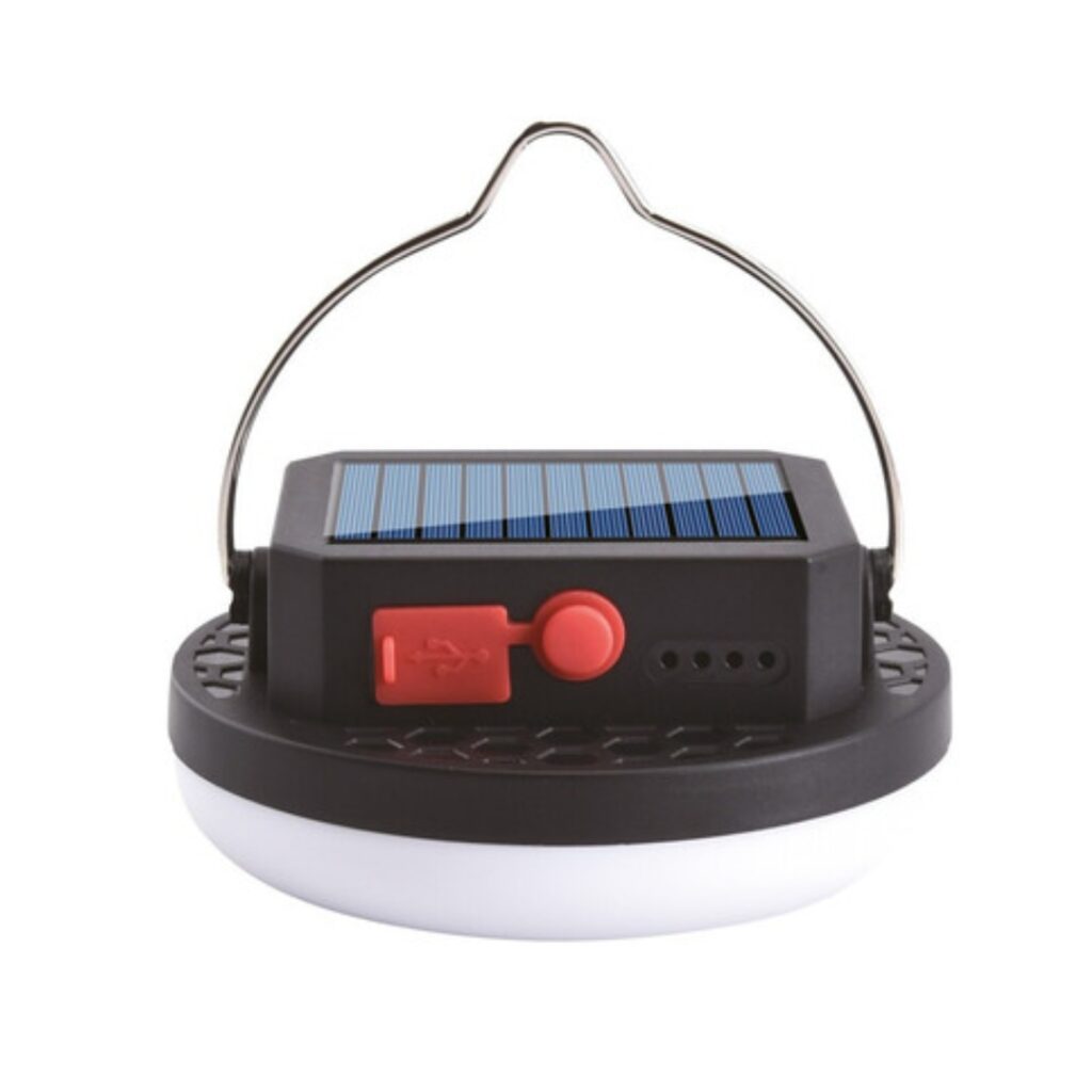 LAMPARA CAMPING SOLAR CON POWER BANK 10W AS-0528 - Electro Store
