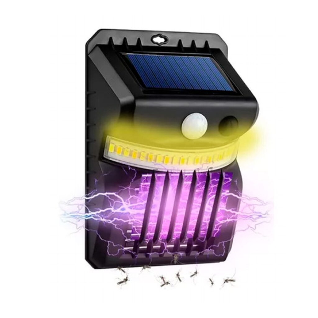 ON SALE! LAMPARA MATAMOSQUITOS SOLAR CON SENSOR W792 - Electro Store